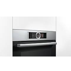 Bosch CSG636BS3 Serie 8 Horno de vapor empotrable compacto de 60 cm ...