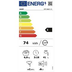 Candy CST 06LE/1-11 Lave-linge à chargement par le haut cm. 41 - 6 kg ...