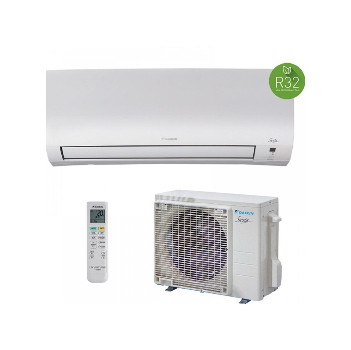 Daikin ATXP35N Fixed air conditioner - 19 db - 12000 btu/h - white ...