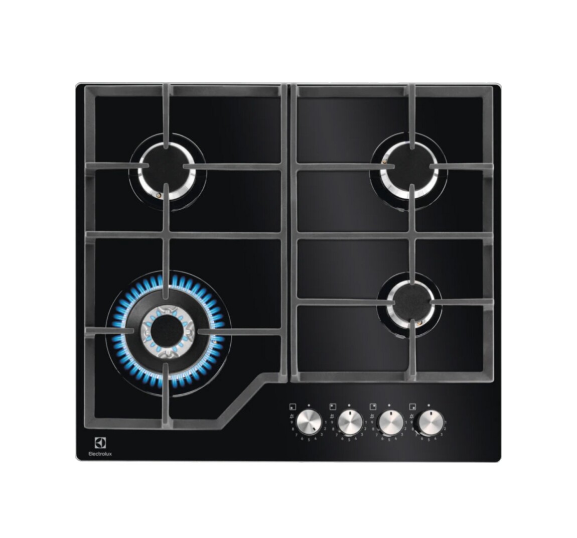 Electrolux KGG64362K Serie 600 Gas On Glass Plita pe gaz cm. 59 ...