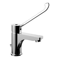 Paffoni RED305CR Red Washbasin mixer with clinical lever - chrome ...